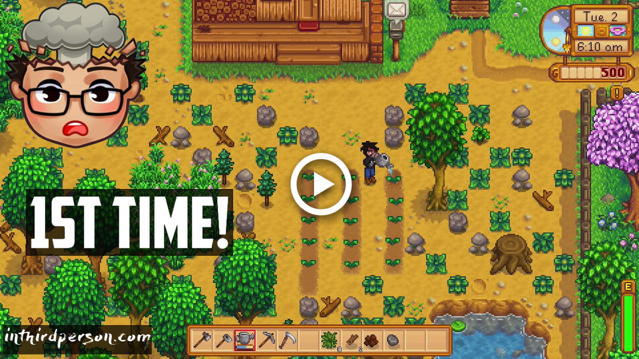 First Time Playing Stardew Valley! – In Third Person