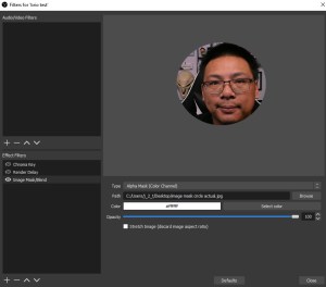 Make Your Camera Any Shape in OBS with Image Masks – In Third Person
