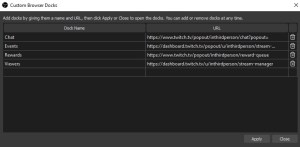 Add the Twitch Chat and Event List in OBS the Easy Way – In Third Person