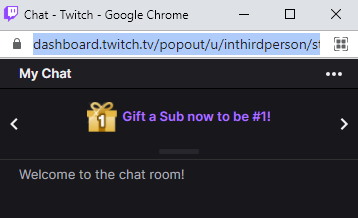 Add the Twitch Chat and Event List in OBS the Easy Way – In Third Person