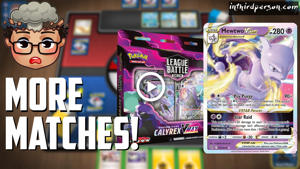 More Matches with the Upgraded Shadow Rider Calyrex VMAX League Battle ...