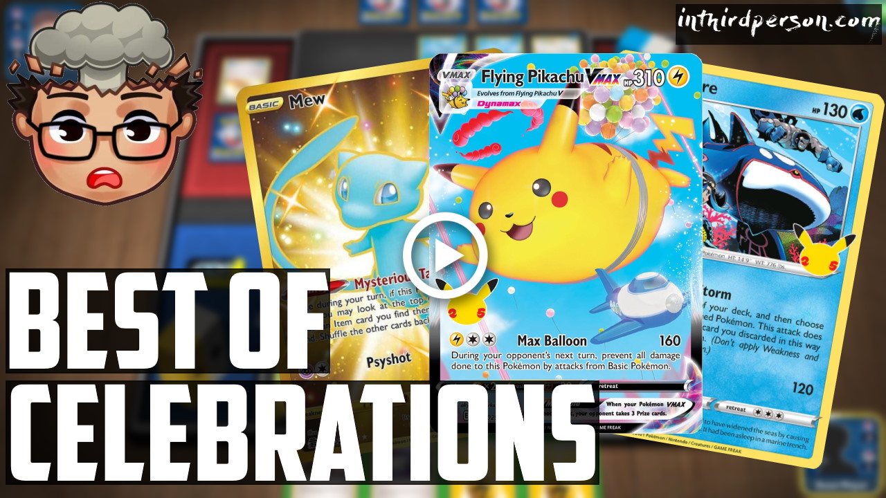 The Best Cards From Pokemon TCG Celebrations! (Flying Pikachu VMAX, Mew ...