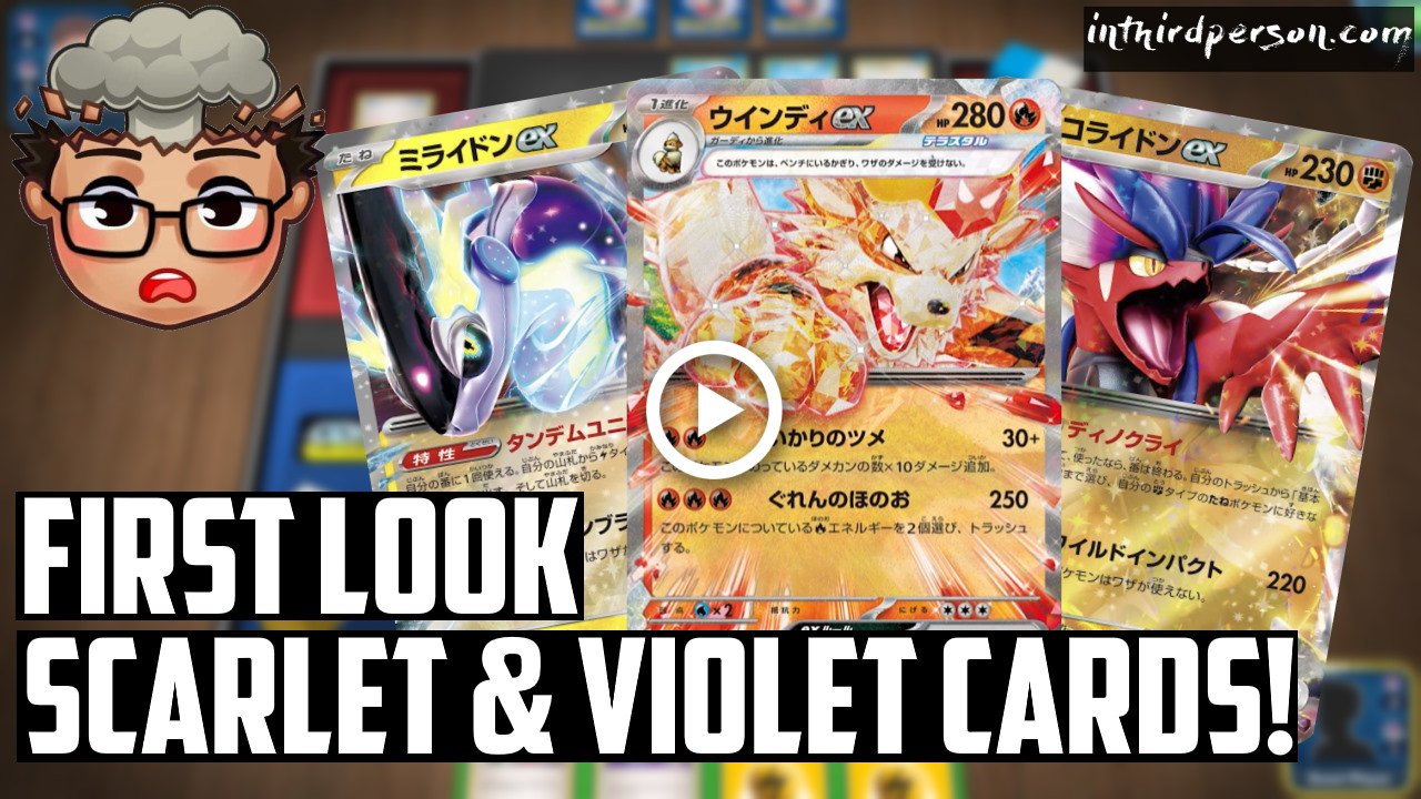 FIRST LOOK Scarlet & Violet Cards (Pokemon TCG – ex, Terastral cards ...