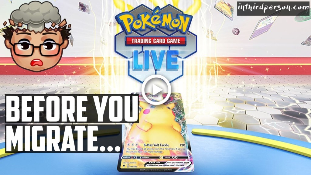 WATCH THIS Before Migrating to The Pokemon Trading Card Game Live ...