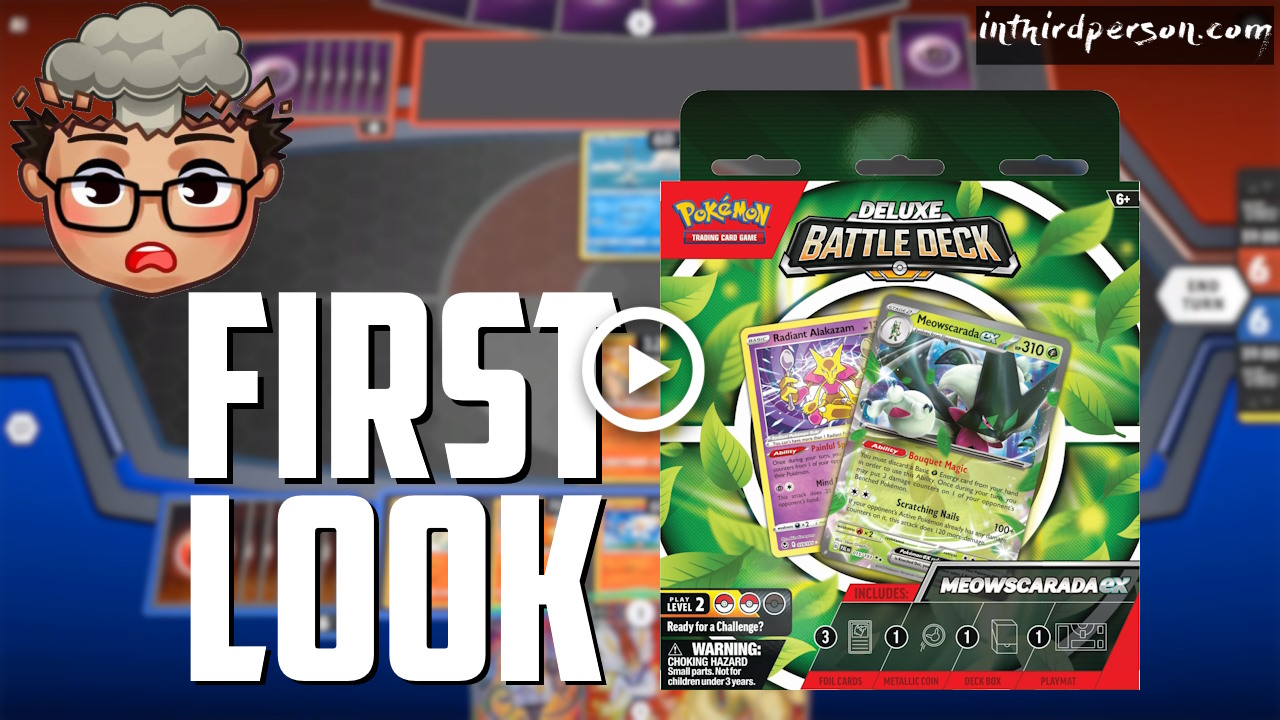 First Look at the Meowscarada ex Deluxe Battle Deck! – (Pokemon TCG ...