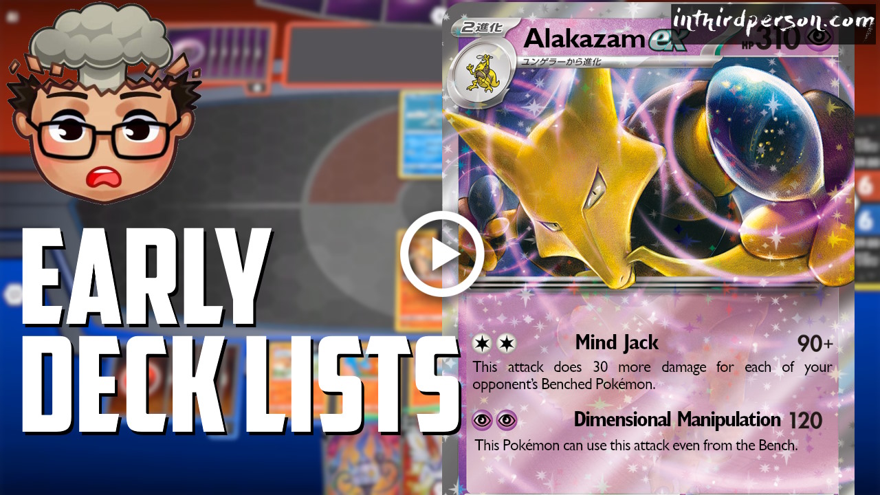 First Look at Alakazam ex Deck Lists! – (Pokemon TCG Scarlet & Violet ...