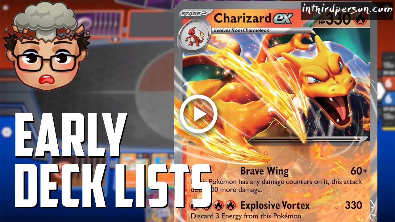 First Look at Charizard ex Deck Lists! – (Pokemon TCG Scarlet & Violet ...