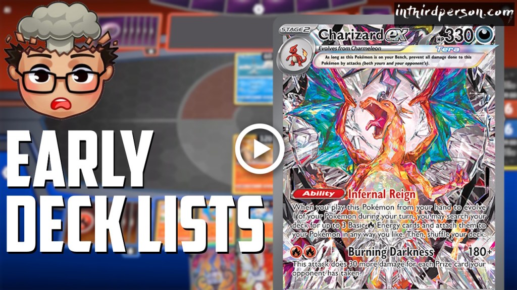 First Look at Tera Charizard ex Deck Lists! – (Pokemon TCG Obsidian ...