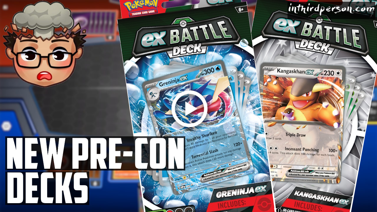 NEW ex Battle Decks featuring Greninja ex and Kangaskhan ex! – (Pokemon ...