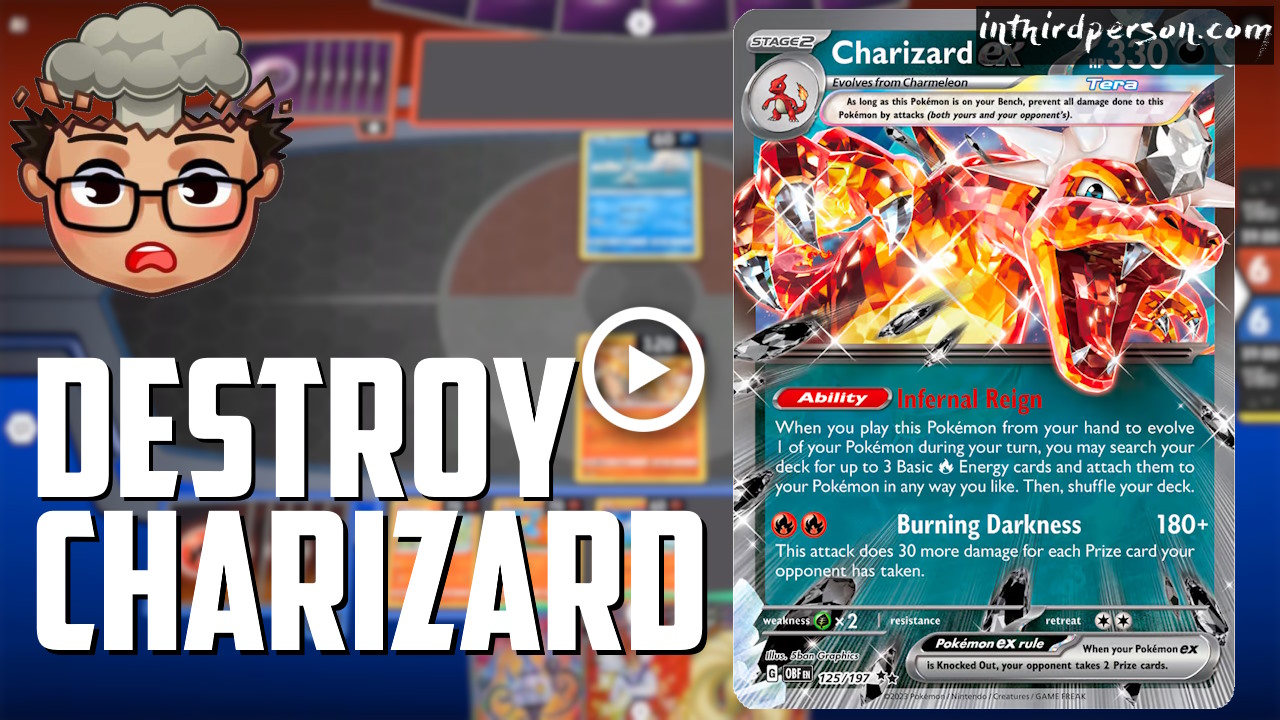 How to Beat Tera Charizard ex in the Pokemon TCG! – In Third Person