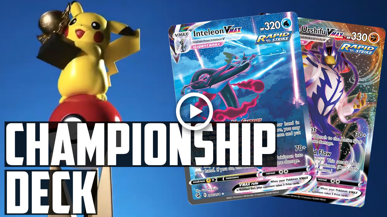 Rapid Strike Inteleon VMAX and Urshifu VMAX KEEP WINNING! – (Pokemon ...