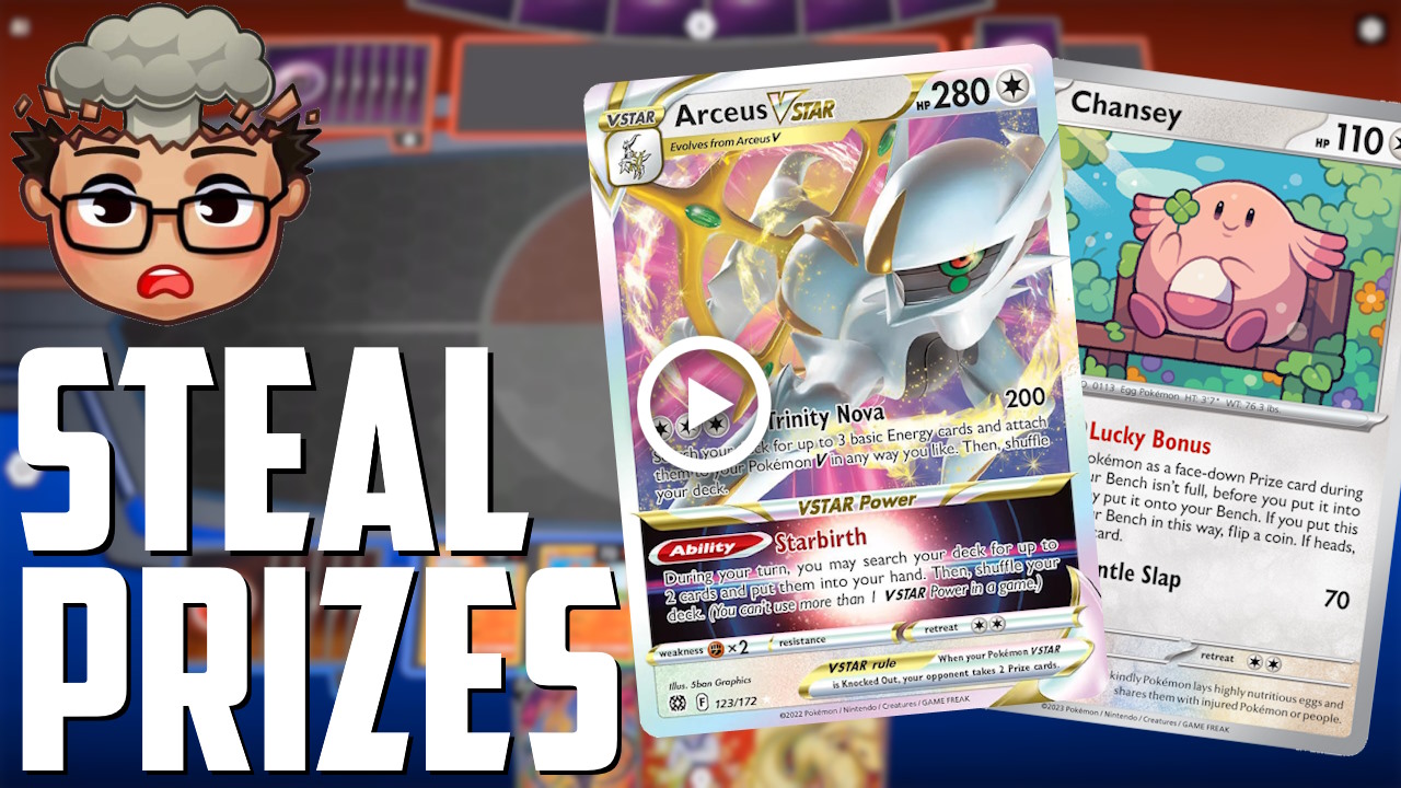 STEAL PRIZES with Arceus VSTAR and Chansey from 151! – (Pokemon TCG ...