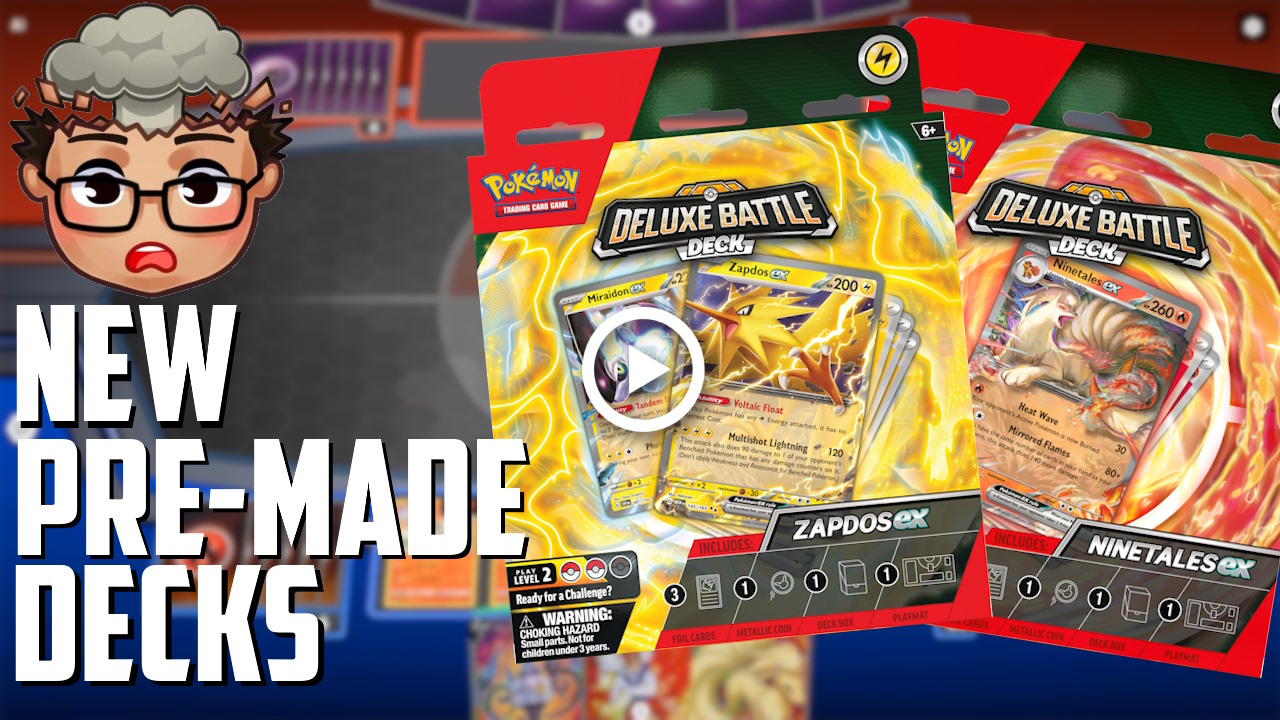 NEW Pokemon TCG ex Deluxe Battle Decks REVEALED! – Zapdos ex and ...