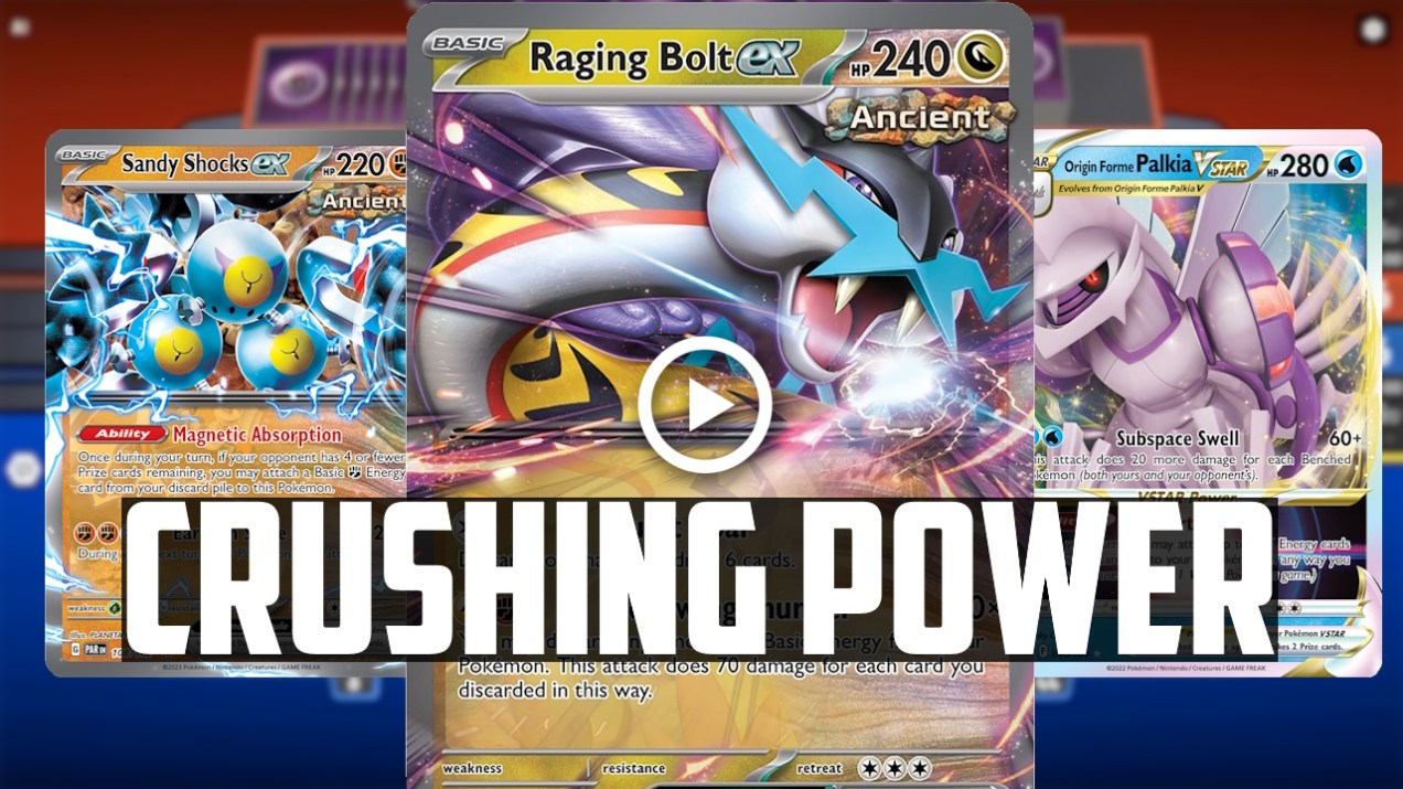 Raging Bolt ex CRUSHES OTHER DECKS! – with Palkia VSTAR & Sandy Shocks ...