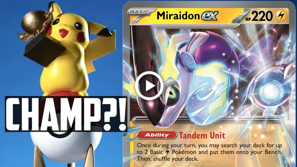 MIRAIDON IS BACK?! WINS A 2,800+ PLAYER TOURNAMENT!* – (Pokemon TCG ...