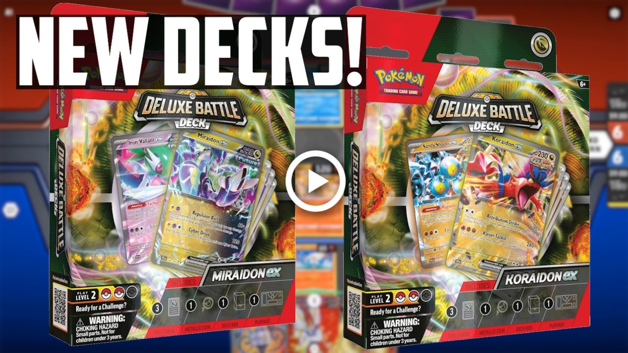 NEW Pokemon TCG ex Deluxe Battle Decks REVEALED! – Miraidon ex and ...