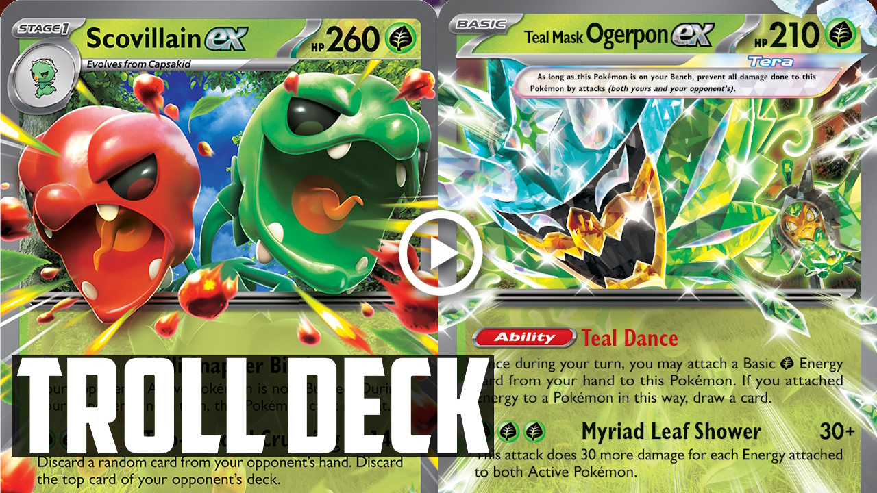 TROLL DECK ALERT! Scovillain ex with Teal Mask Ogerpon ex! – (Pokemon ...