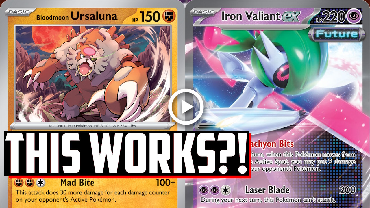 WEIRD (and cool) DECK! Bloodmoon Ursaluna and Iron Valiant ex ...