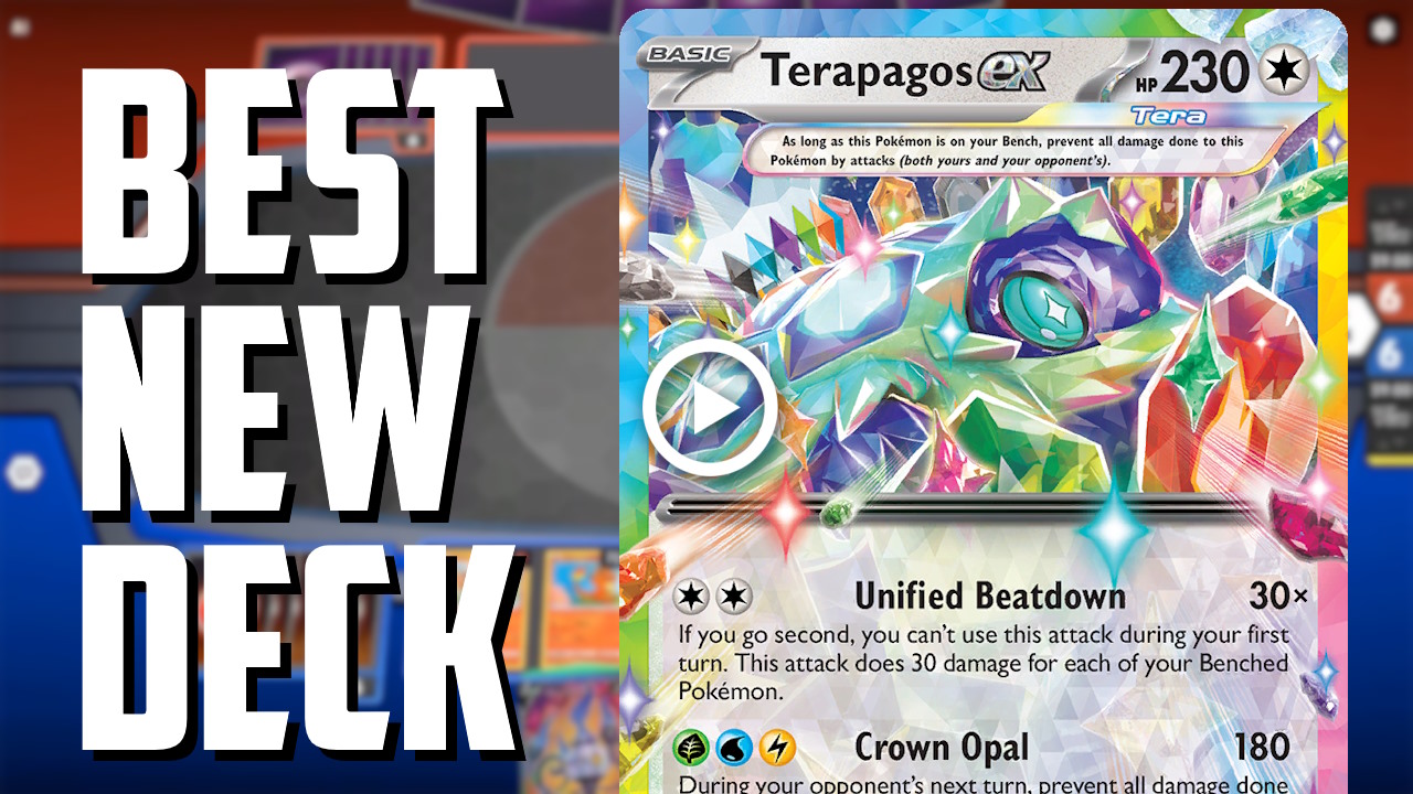 THE BEST NEW DECK in Stellar Crown! Terapagos ex – (Pokemon TCG Deck ...