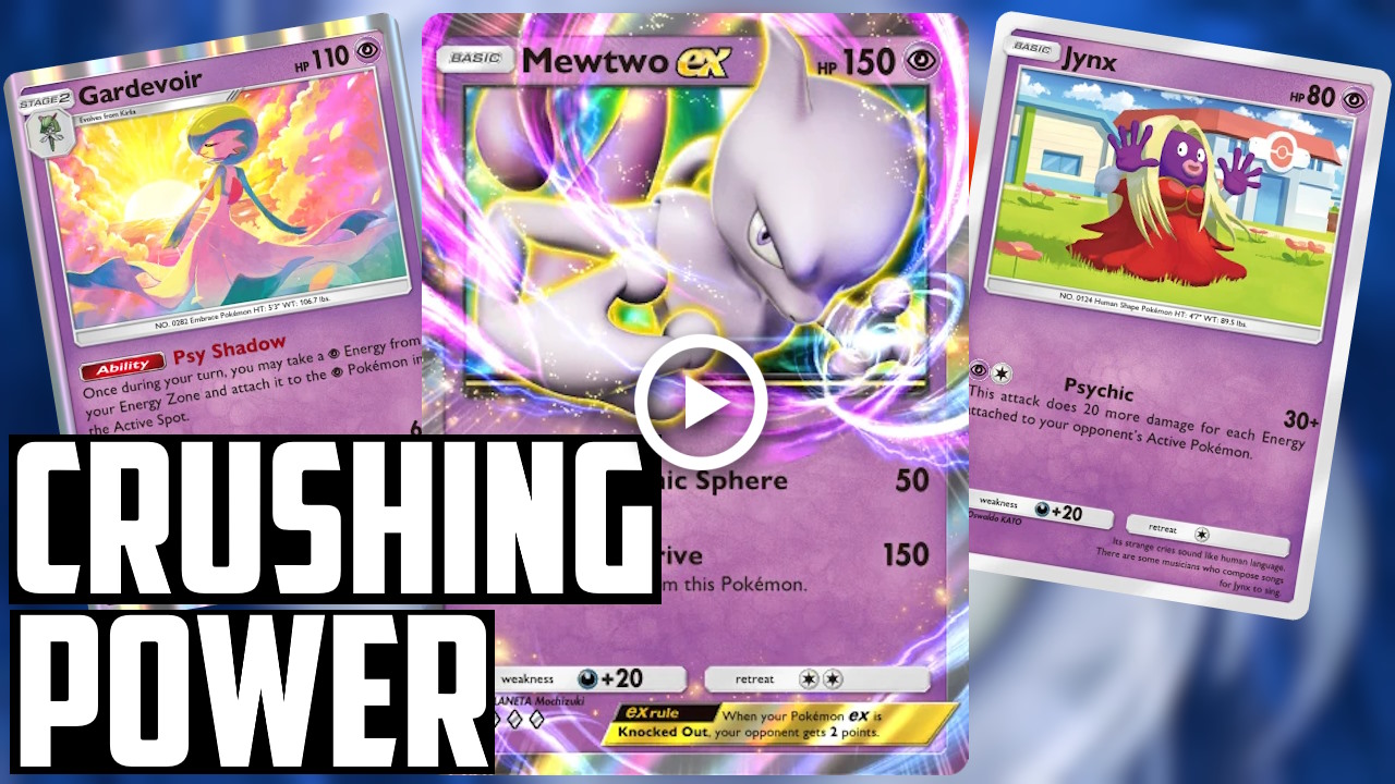 Mewtwo ex with Gardevoir CRUSHES THE COMPETITION! – (Pokemon TCG Pocket ...