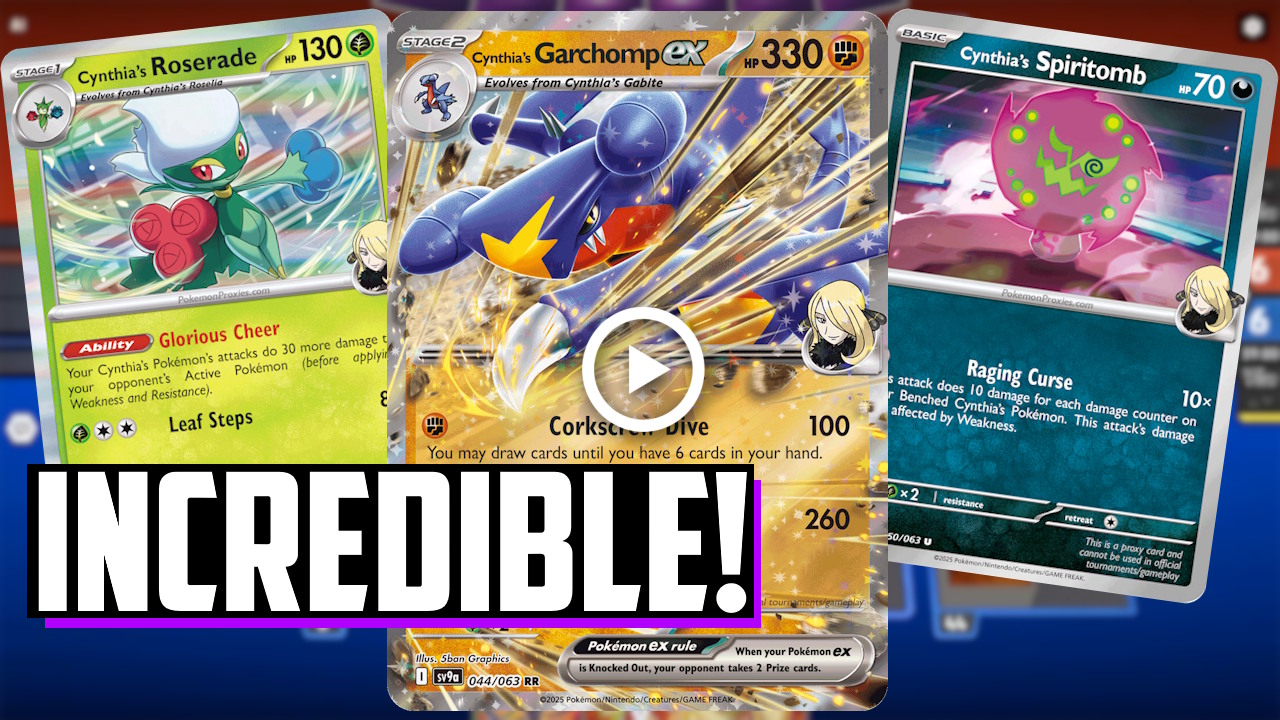 Cynthia’s Garchomp ex could be AMAZING! – (Pokemon TCG Destined Rivals ...