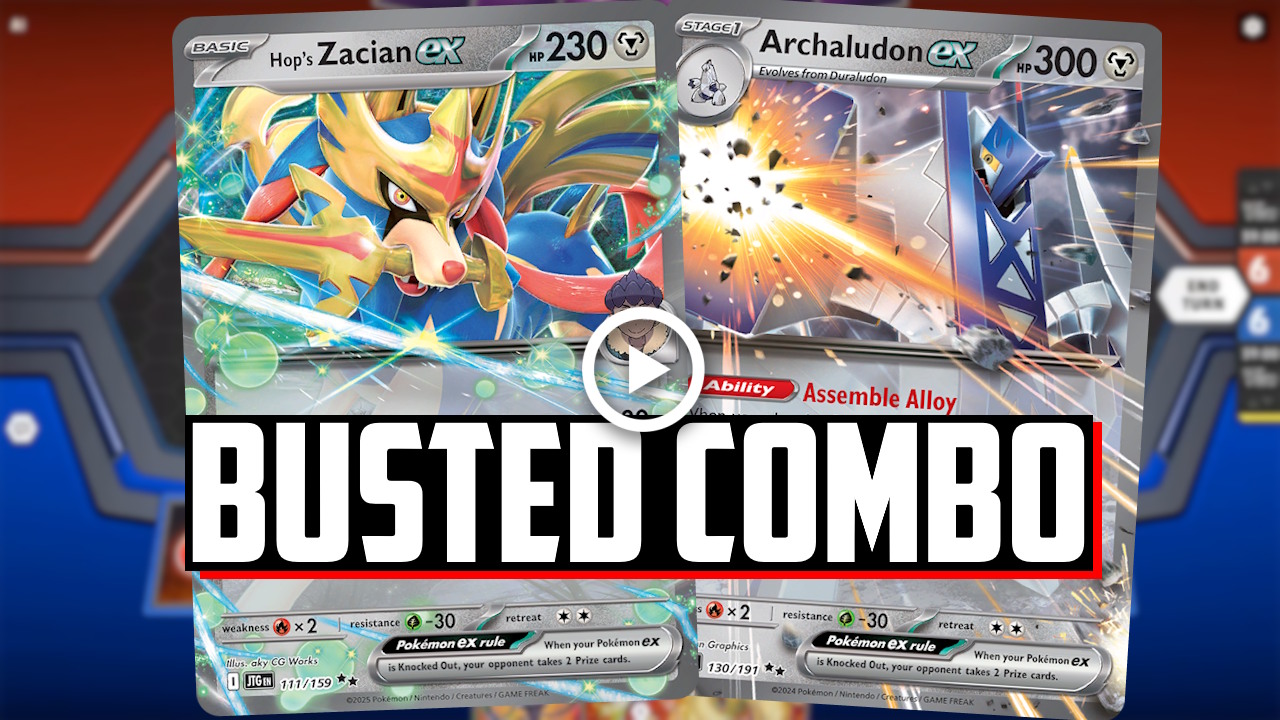 Hop’s Zacian ex with Archaludon ex is a BUSTED COMBO! – (Pokemon TCG ...
